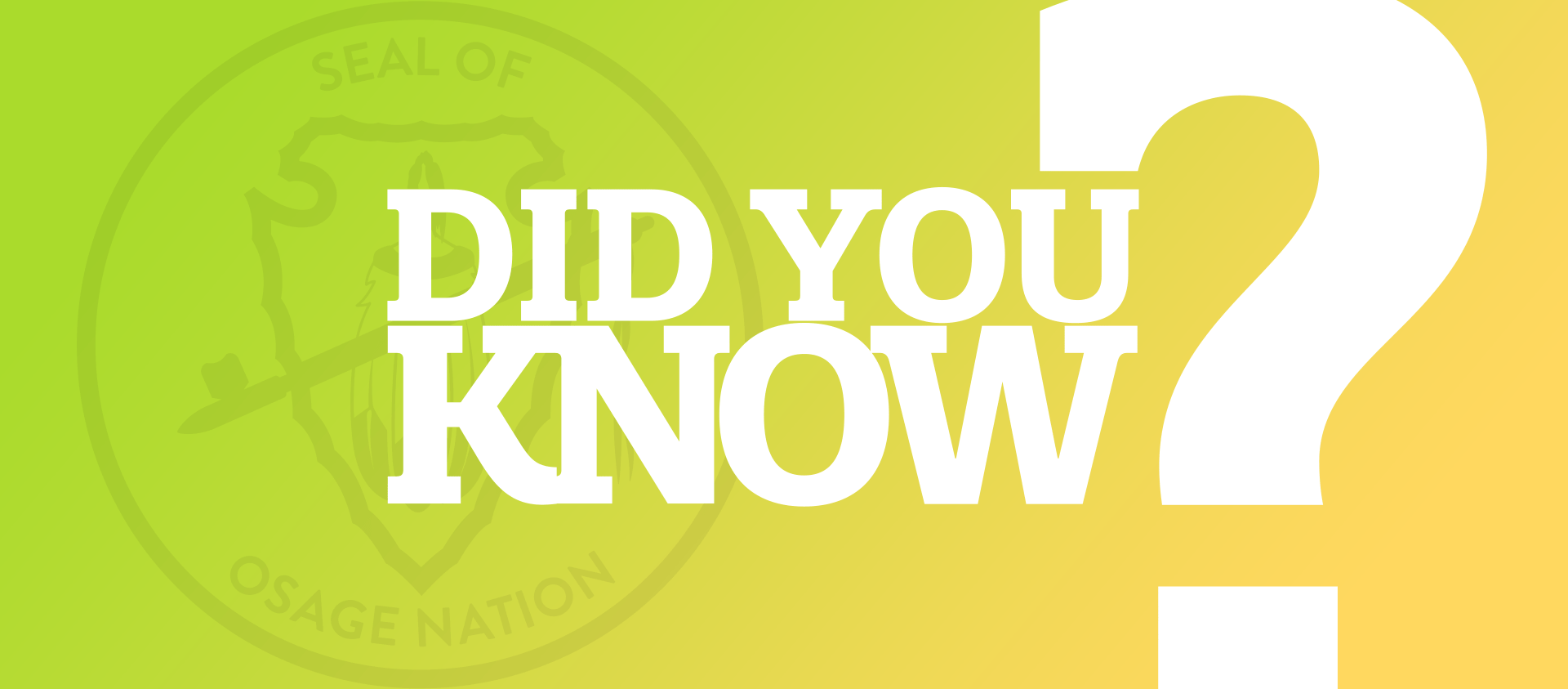 Did You Know? Hominy Indians Football Team | Osage Culture