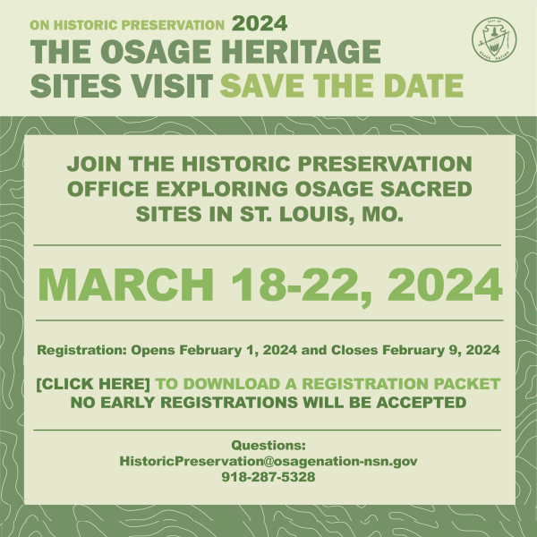 Heritage Site Visit | Osage Culture